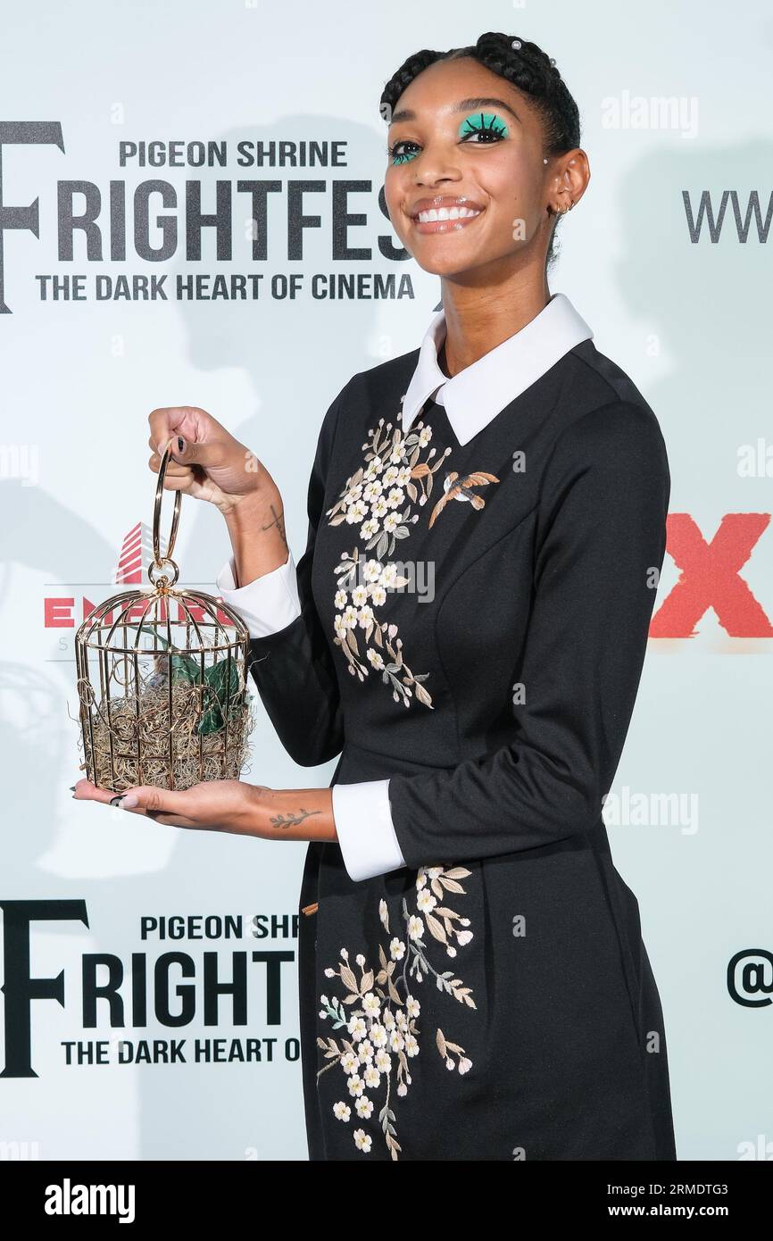 London, UK. 27th Aug, 2023. Nikko Austen Smith photographed at the World Premiere of The Blue ...