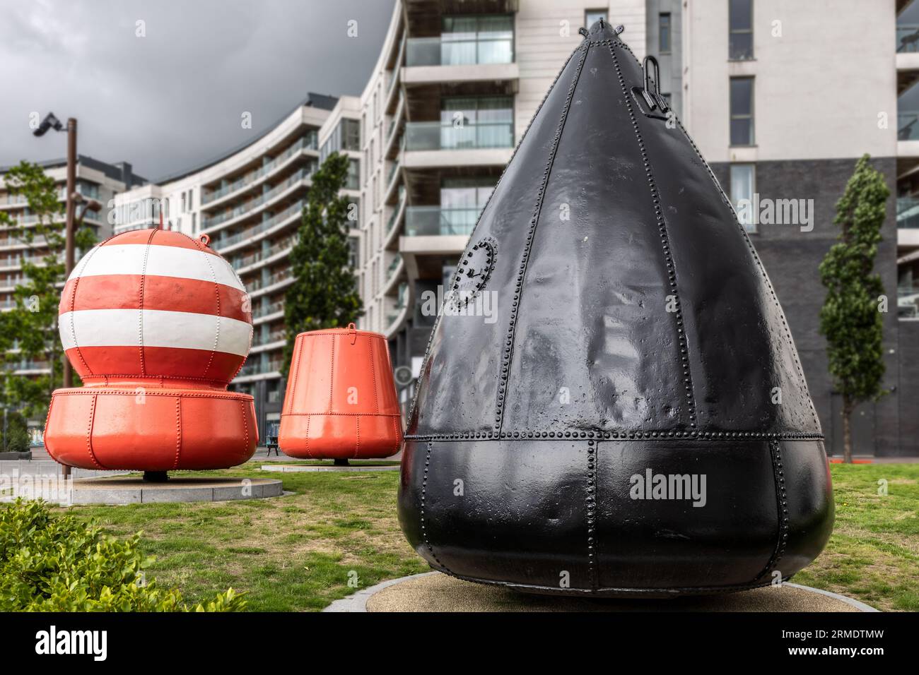 The Belfast Buoys, Left (port)side mark (rear), Junction Mark, Right ...