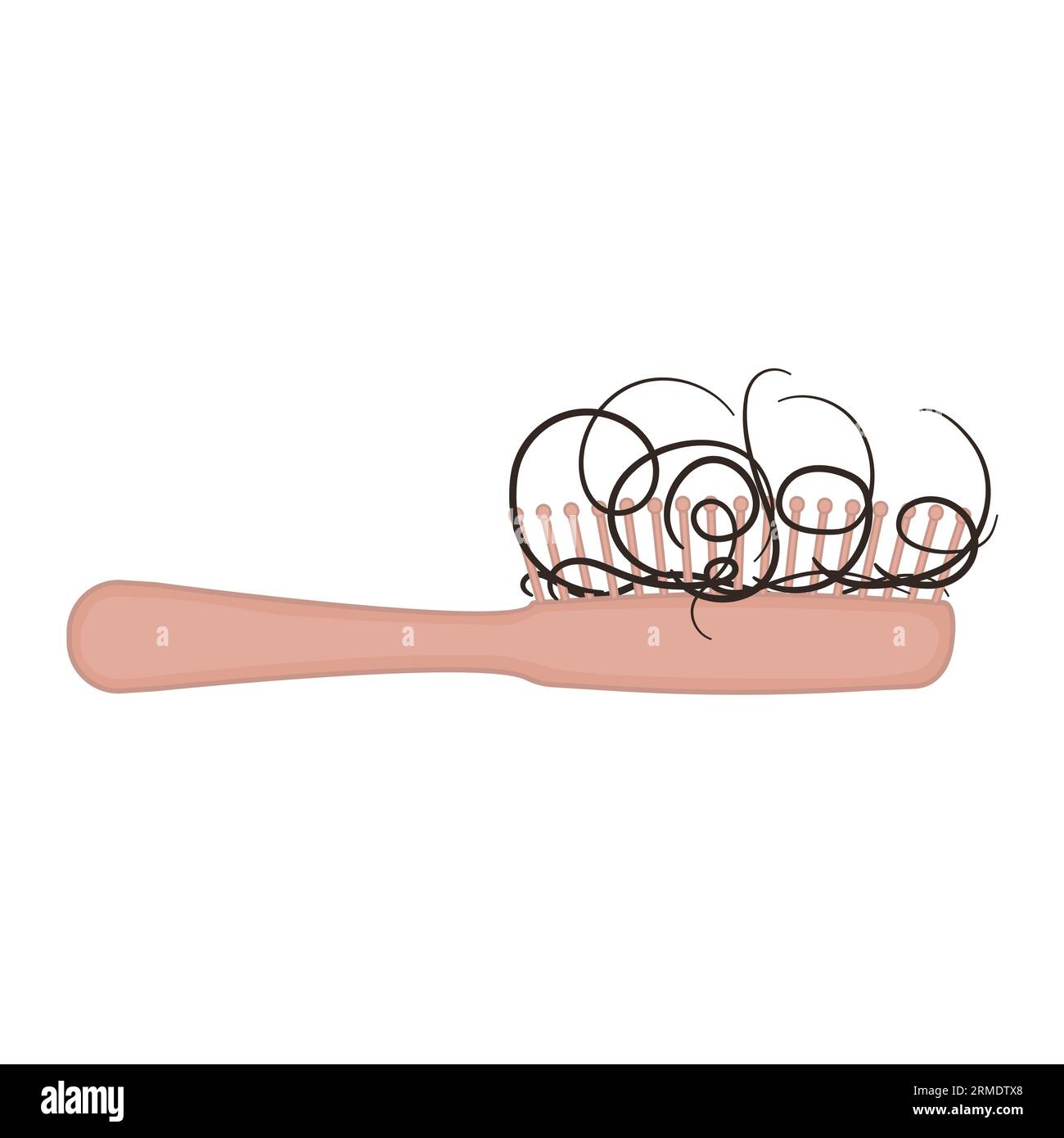 Hair strands vector Cut Out Stock Images & Pictures - Alamy