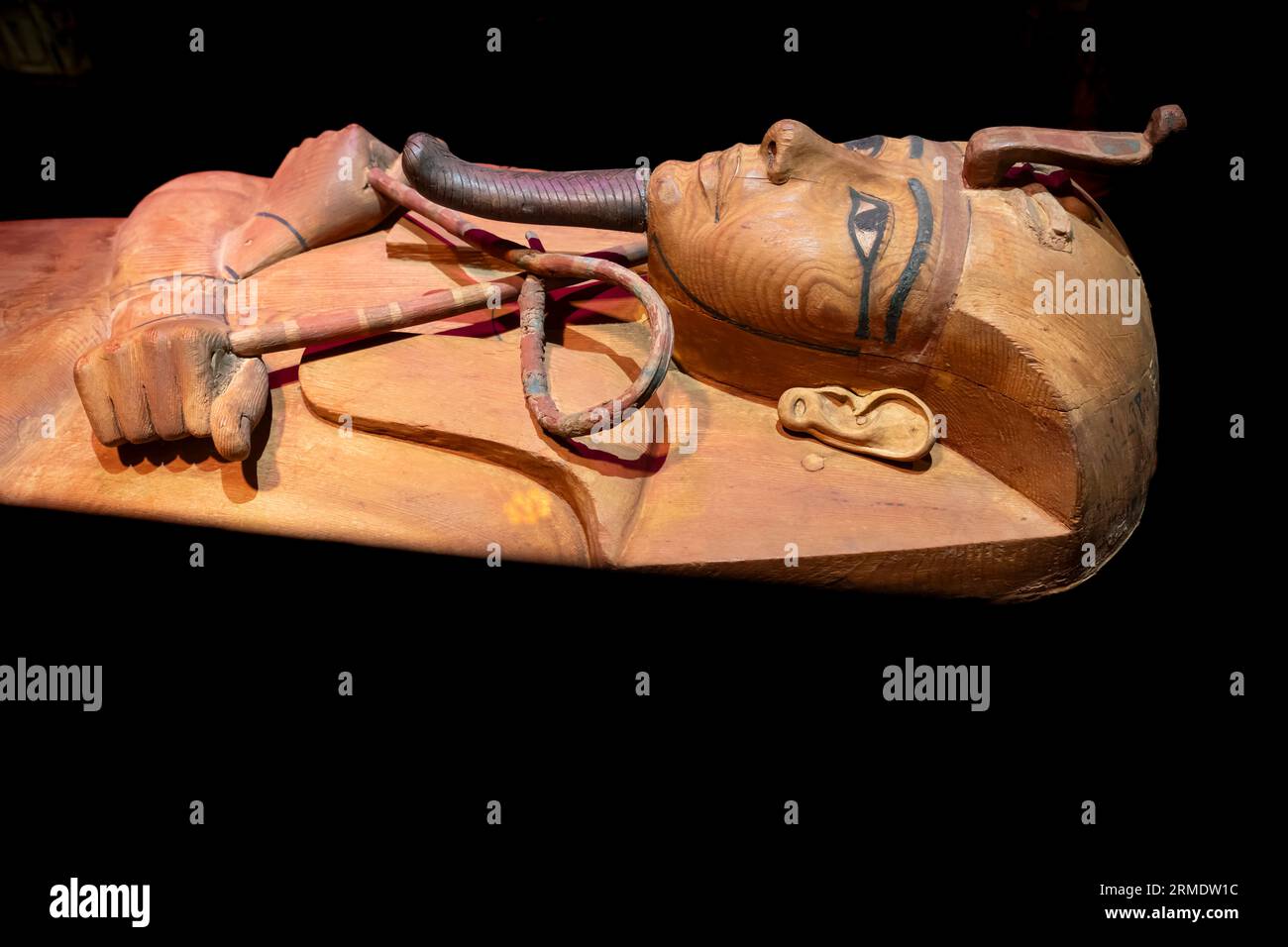 Paris, France - 08 22 2023: Ramses II the Great, Gold of the Pharaohs ...