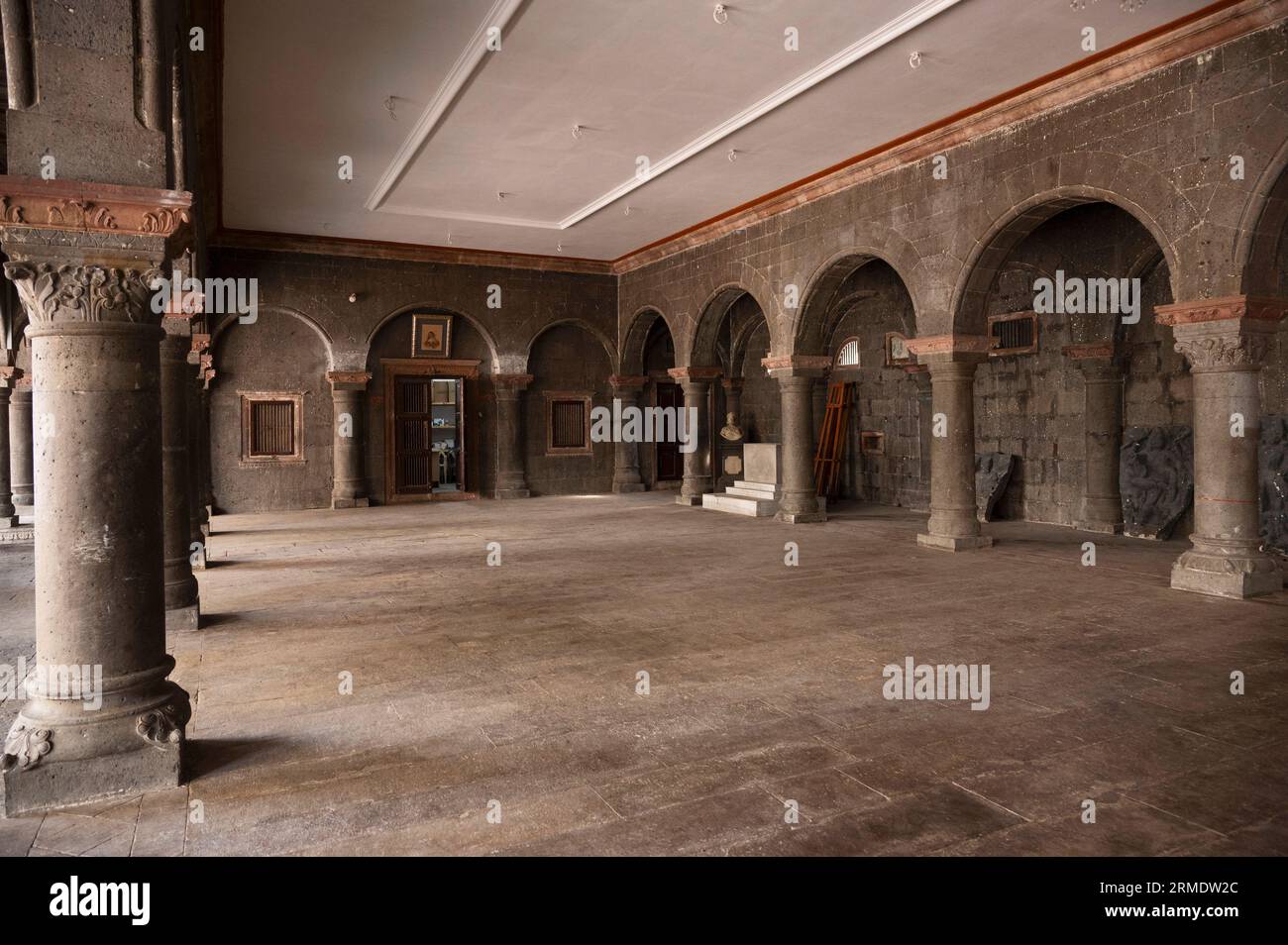 Inner view of the Rajwada or Holkar Palace. One of the oldest ...