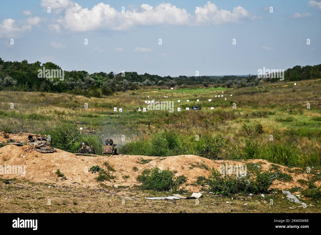 UKRAINE - AUGUST 16, 2023 - Servicemen of the 128th Separate Brigade of ...