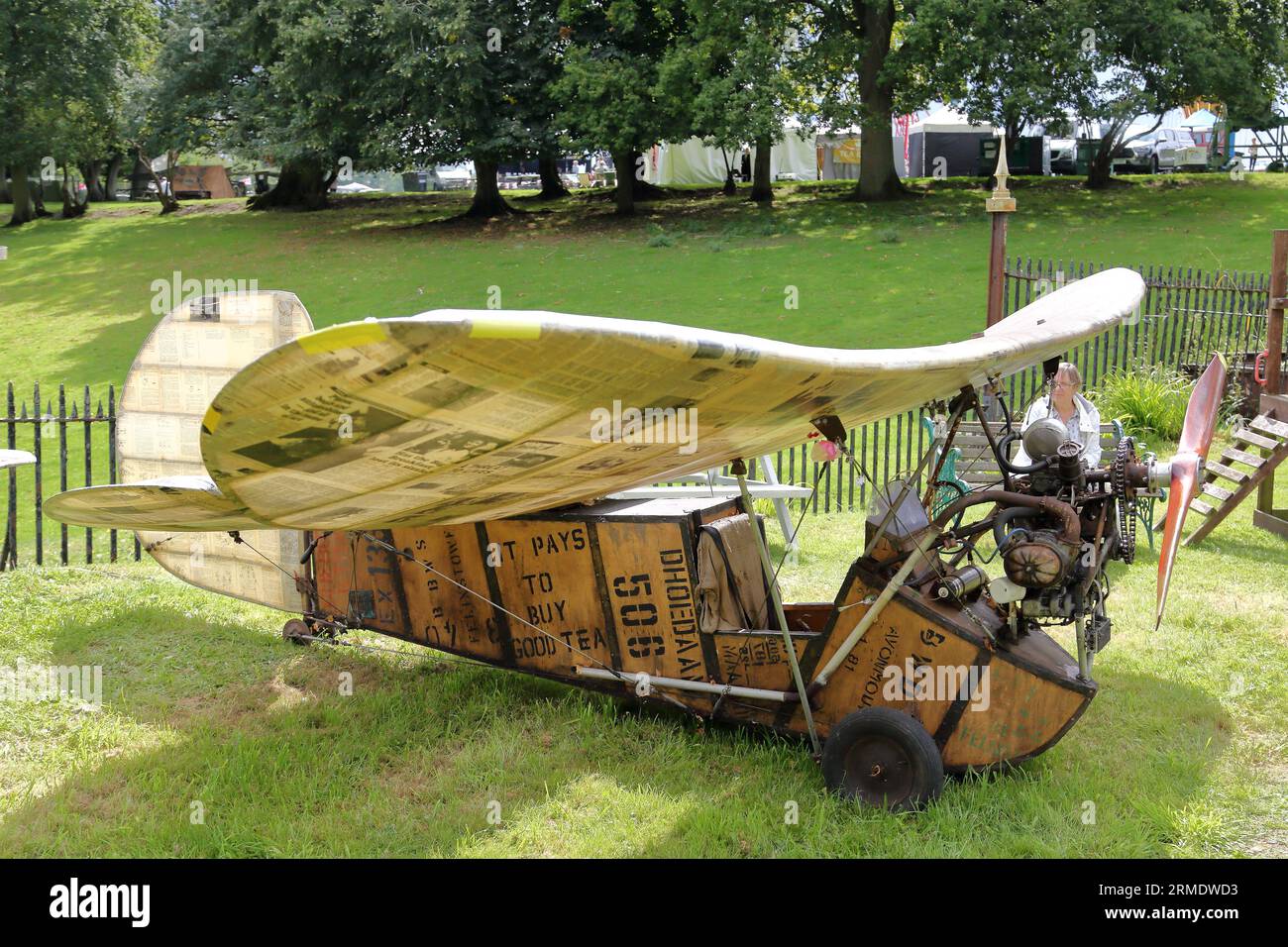The Flying Flee built by an artist and only flew once at Lady McAlpine ...