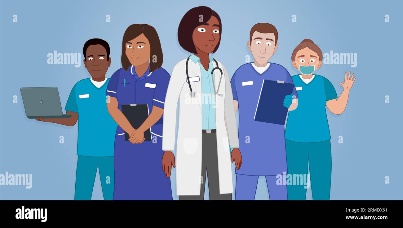 Nhs nurse diverse hi-res stock photography and images - Alamy