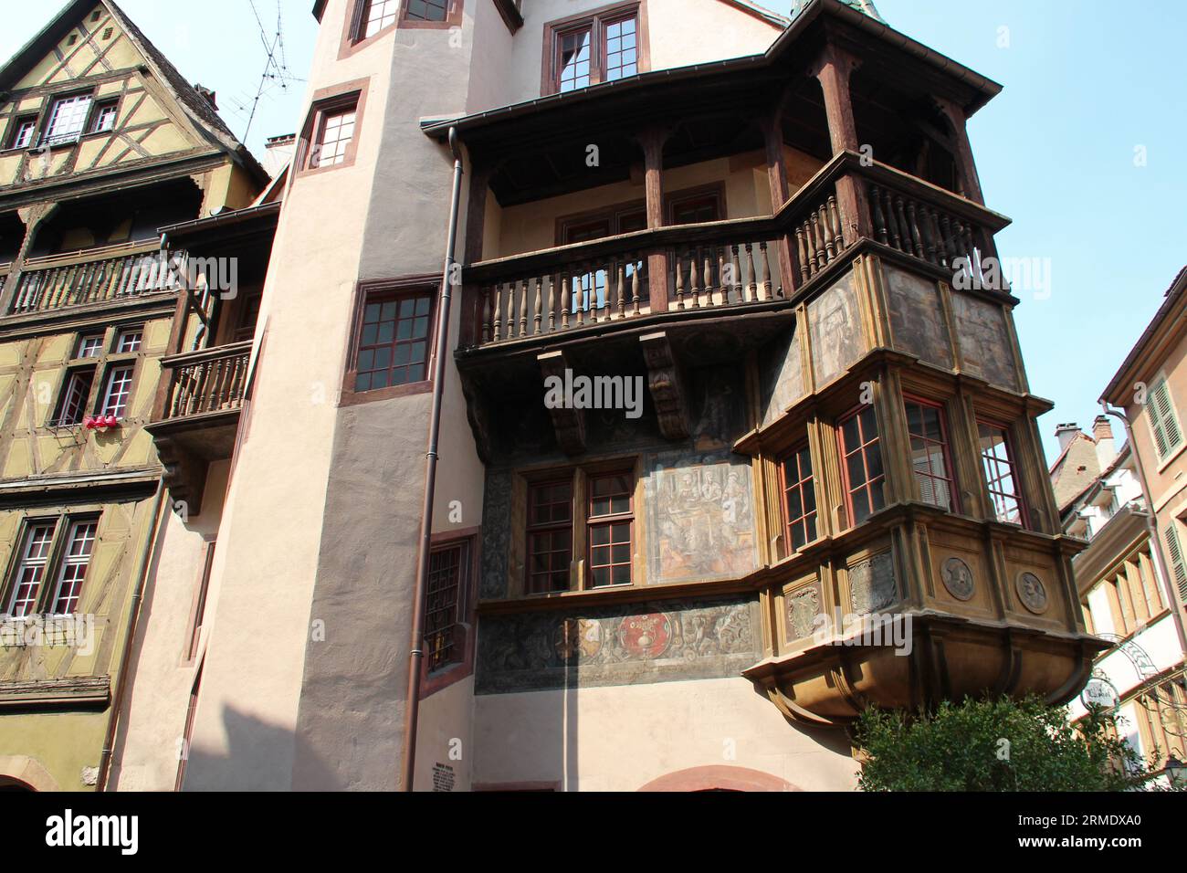 renaissance house (pfister house) in colmar in alsace (france Stock ...
