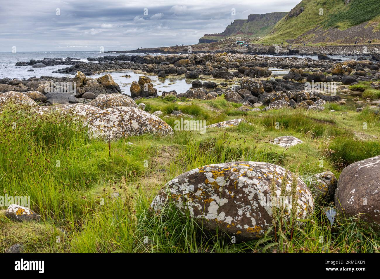 Rainy day, Port Ganny, Giant Causeway, Causeway Coastal Path, County ...