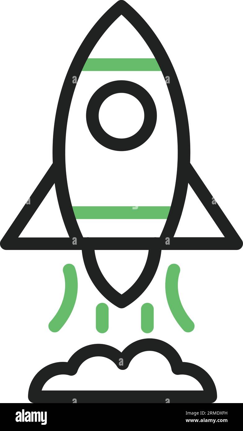 Rocket Launch Icon Image Stock Vector Image & Art - Alamy
