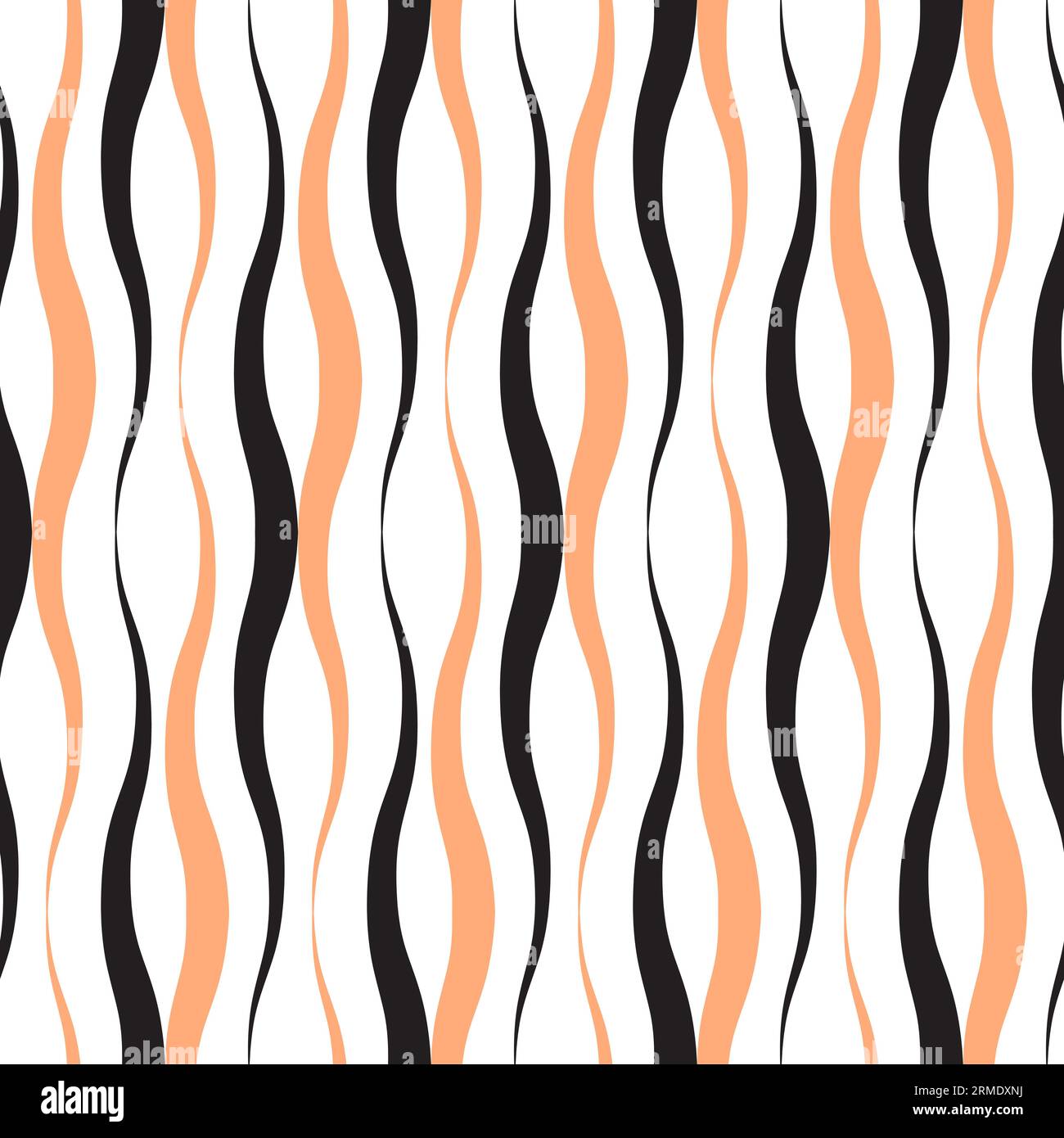 seamless wavy pattern. vector illustration Stock Vector Image & Art - Alamy