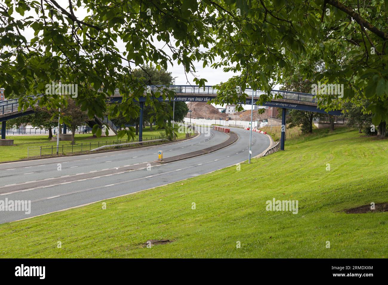 A view of Riverside Road in Stockton on Tees,England,UK Stock Photo - Alamy