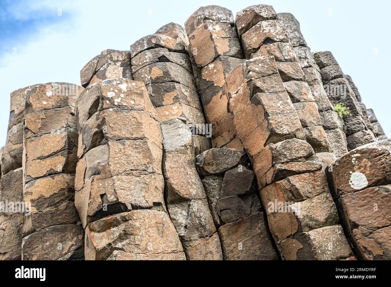 One side of the Giant's Gate, Giant Causeway, basalt columns, Causeway ...