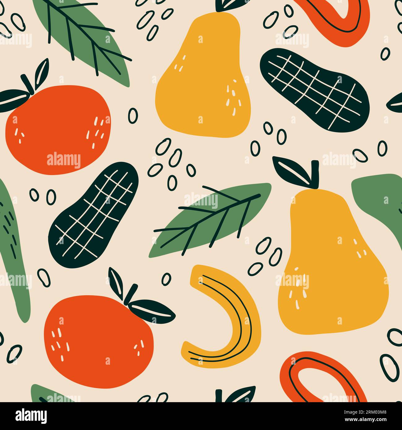 Fruits plant in jungle in Stock Vector Images - Alamy