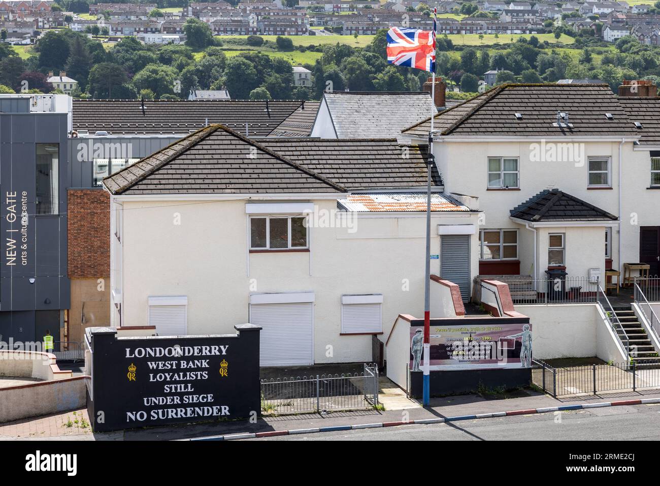 Views adjacent to New Gate, City Wall, DerryLondonderry, Northern ...