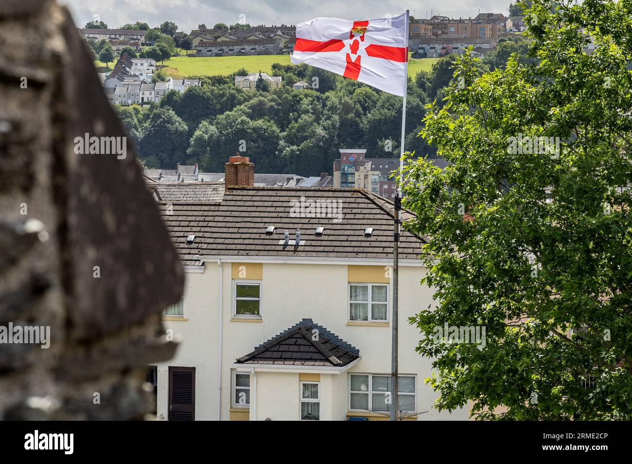 Views adjacent to New Gate, City Wall, DerryLondonderry, Northern ...