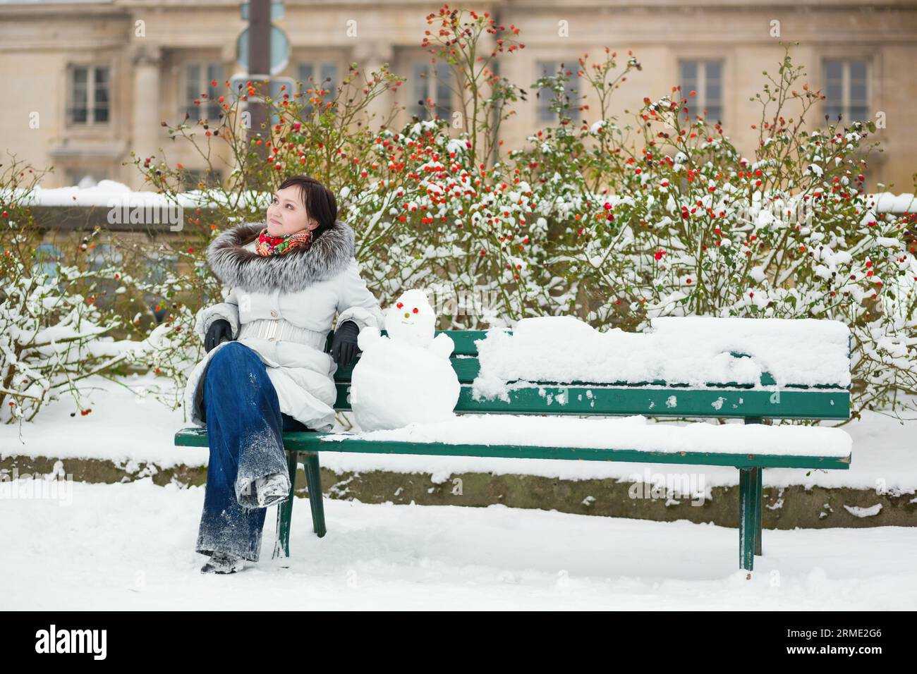 Funny human snowman hi-res stock photography and images - Alamy