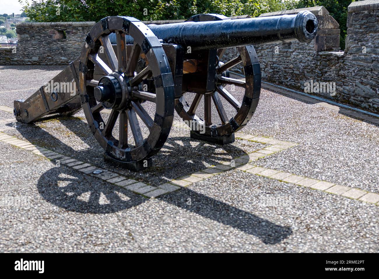 Cannon, Church Bastion, DerryLondonderry, Northern Ireland, UK Stock ...