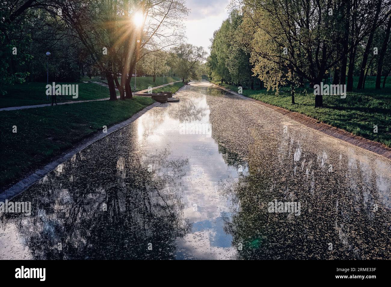 Solar water reflections hi-res stock photography and images - Alamy