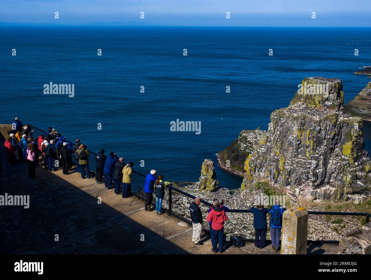 The R.S.P.B Nature Reserve on Rathlin Island, County Antrim, Northern ...