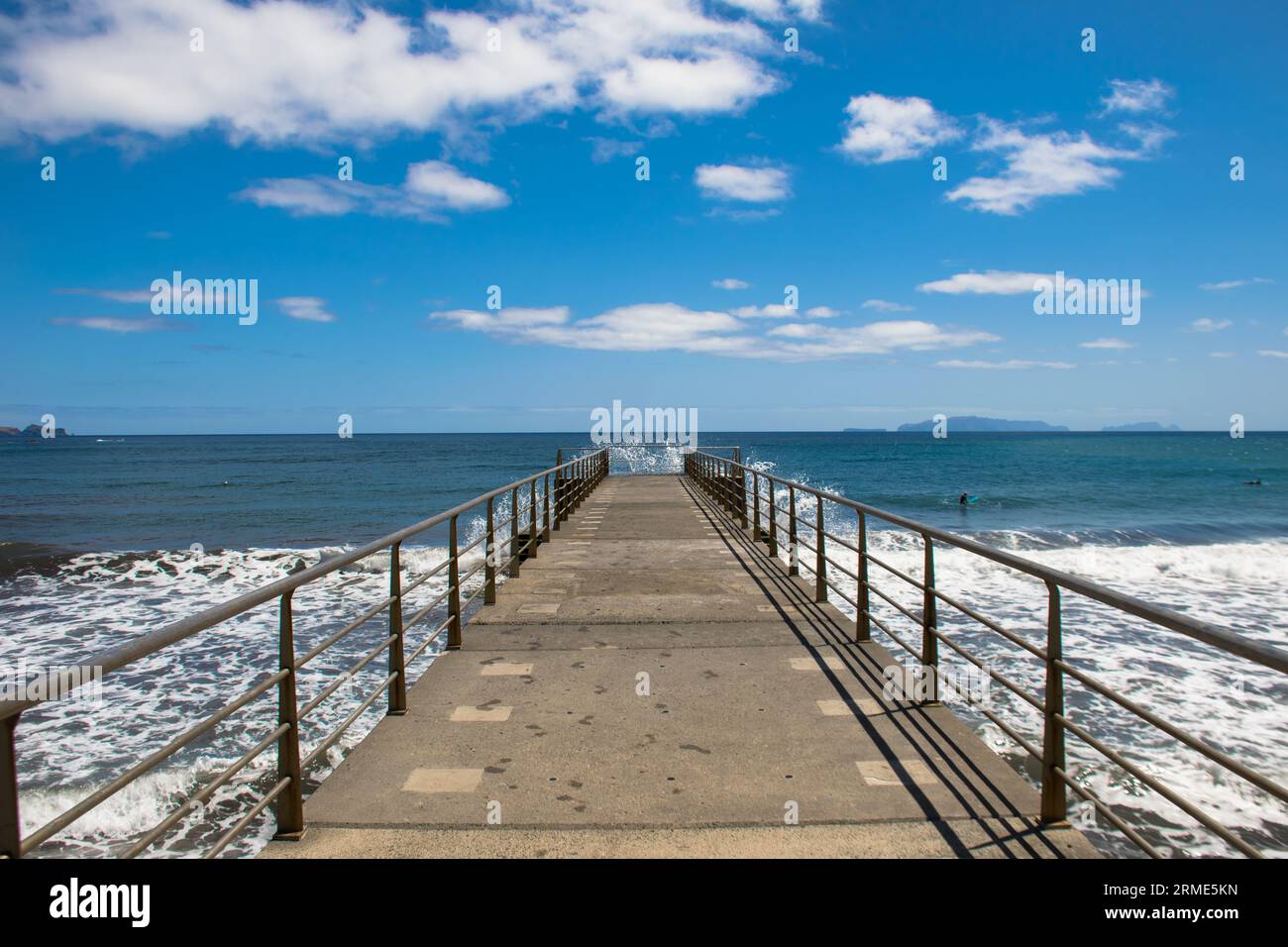 Madeira wooden bridge hi-res stock photography and images - Alamy