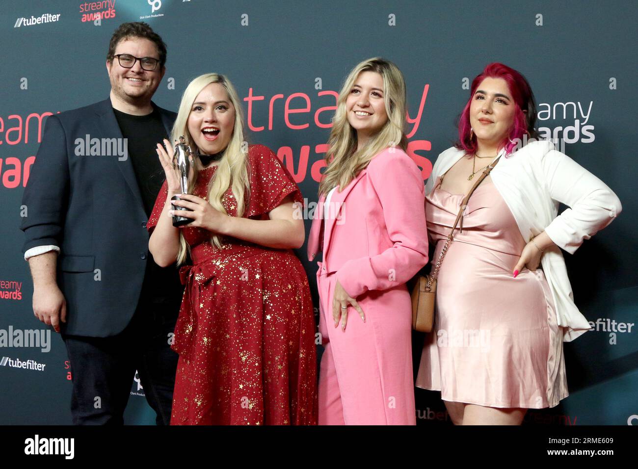 LOS ANGELES - AUG 27: ivienne Medrano, Vivziepop, Team at the 2023 ...