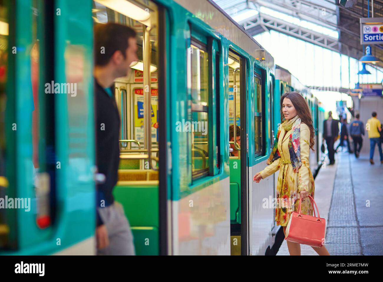 Paris ratp metro wagon hi-res stock photography and images - Alamy