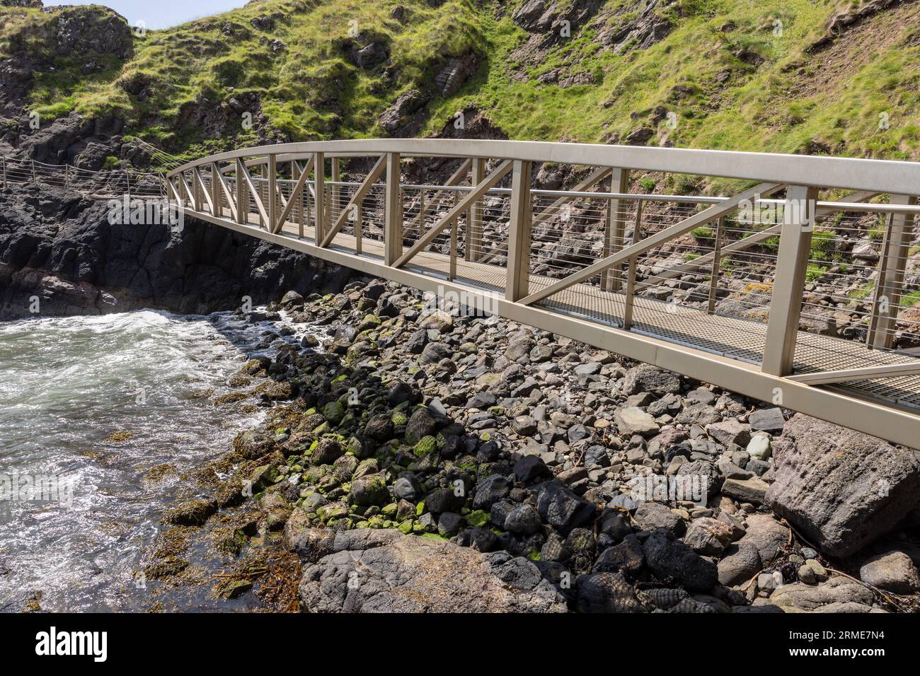 Bridge 1, The Gobbins Cliff Path, Islandmagee, County Antrim, Northern ...