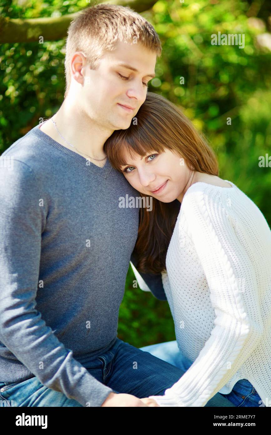 Beautiful romantic couple in hi-res stock photography and images - Alamy