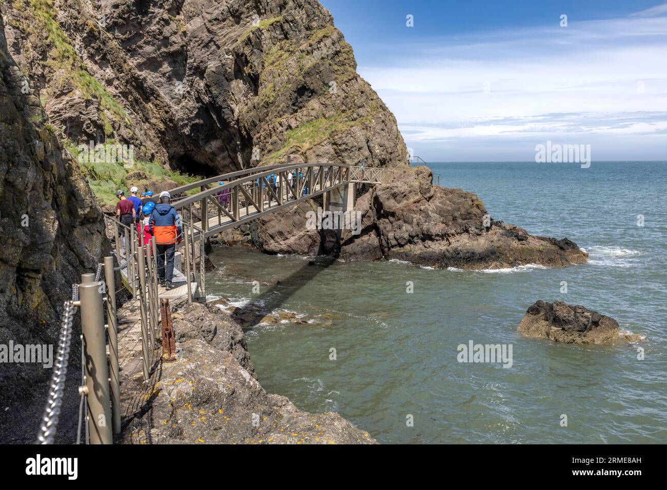 Bridge 2, The Gobbins Cliff Path, Islandmagee, County Antrim, Northern ...