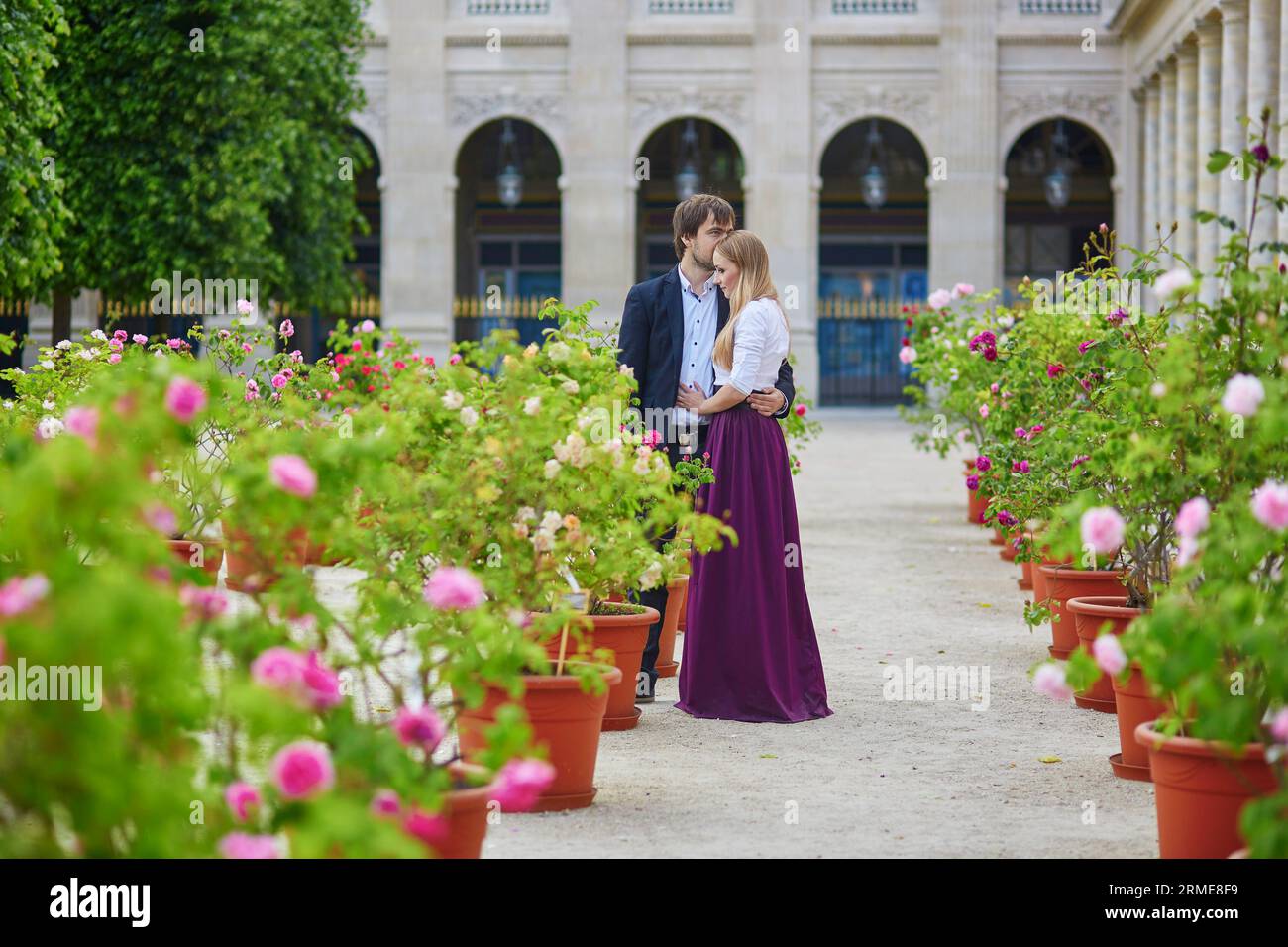 Beautiful european couple rose in hi-res stock photography and images ...