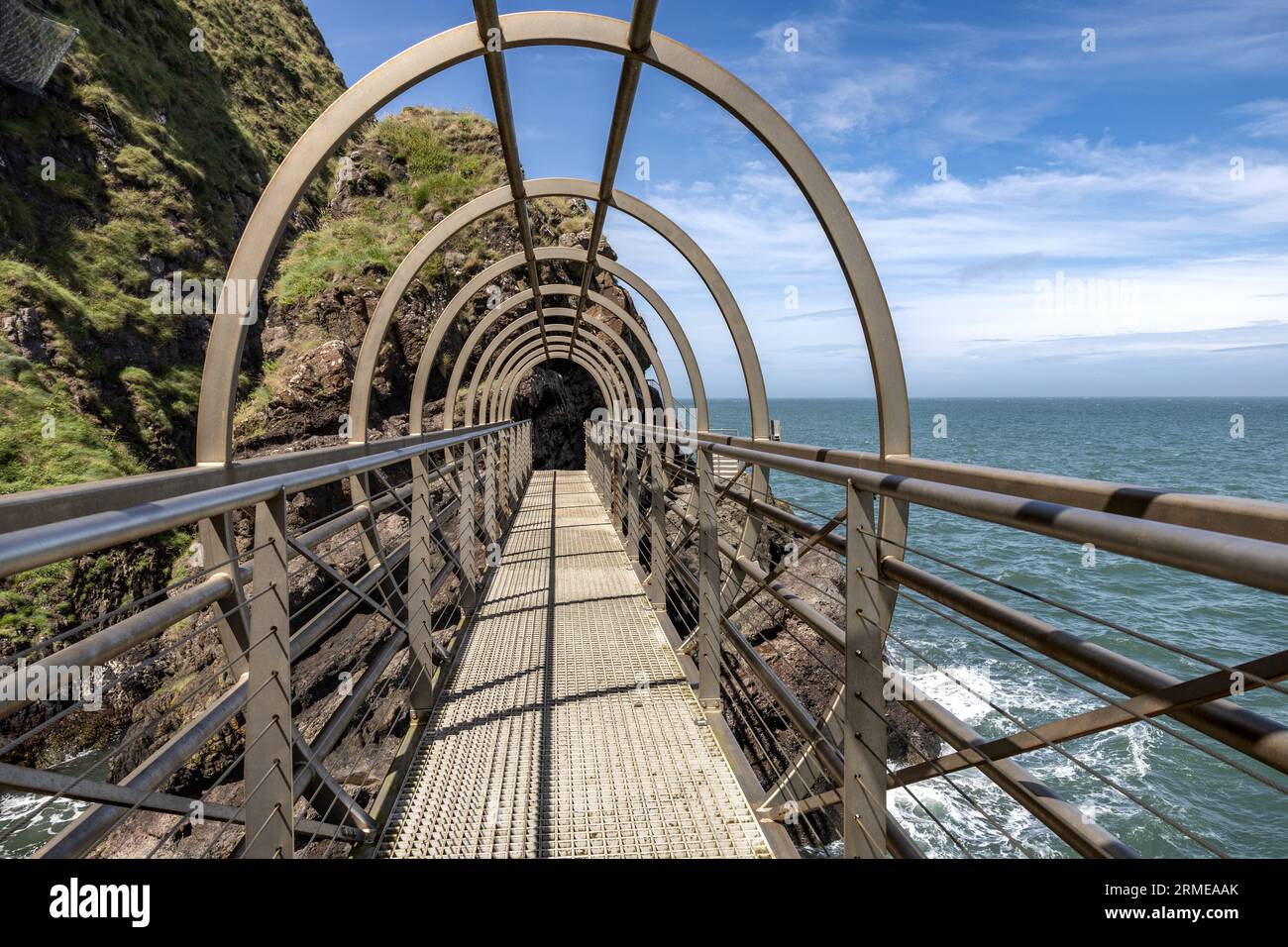 Bridge 3, The Gobbins Cliff Path, Islandmagee, County Antrim, Northern ...