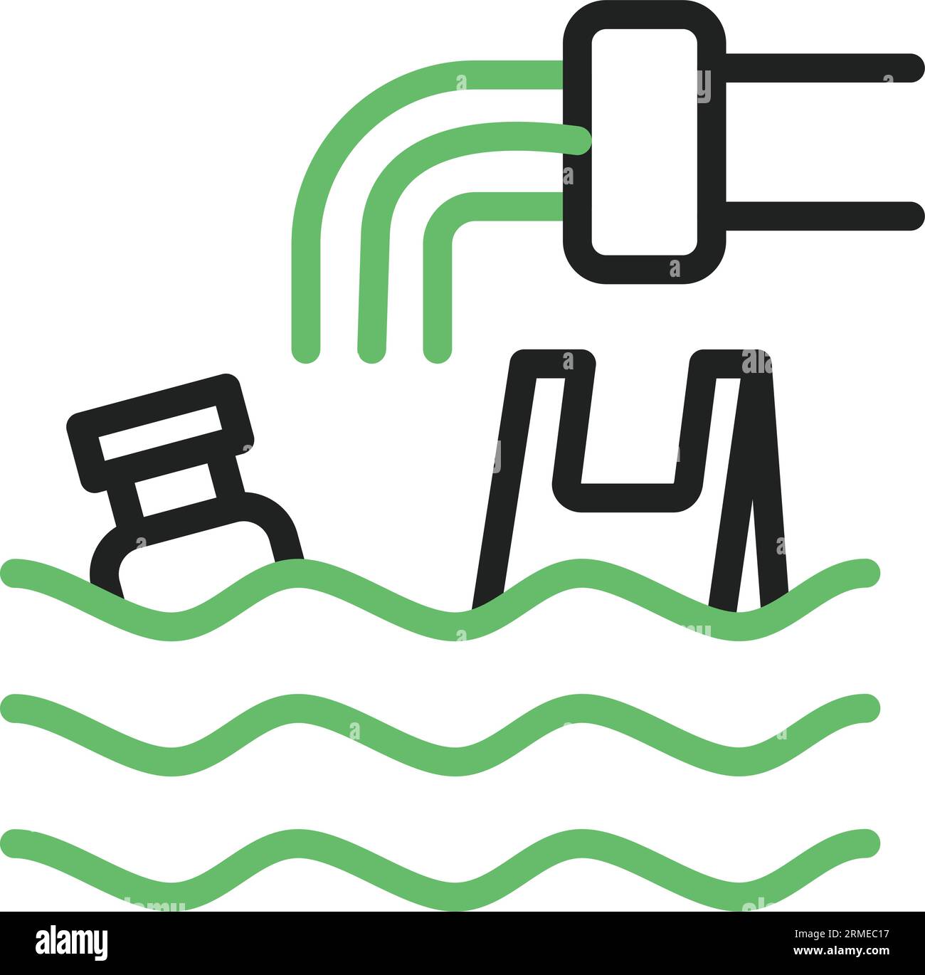 Water Pollution Icon image. Suitable for mobile application Stock ...