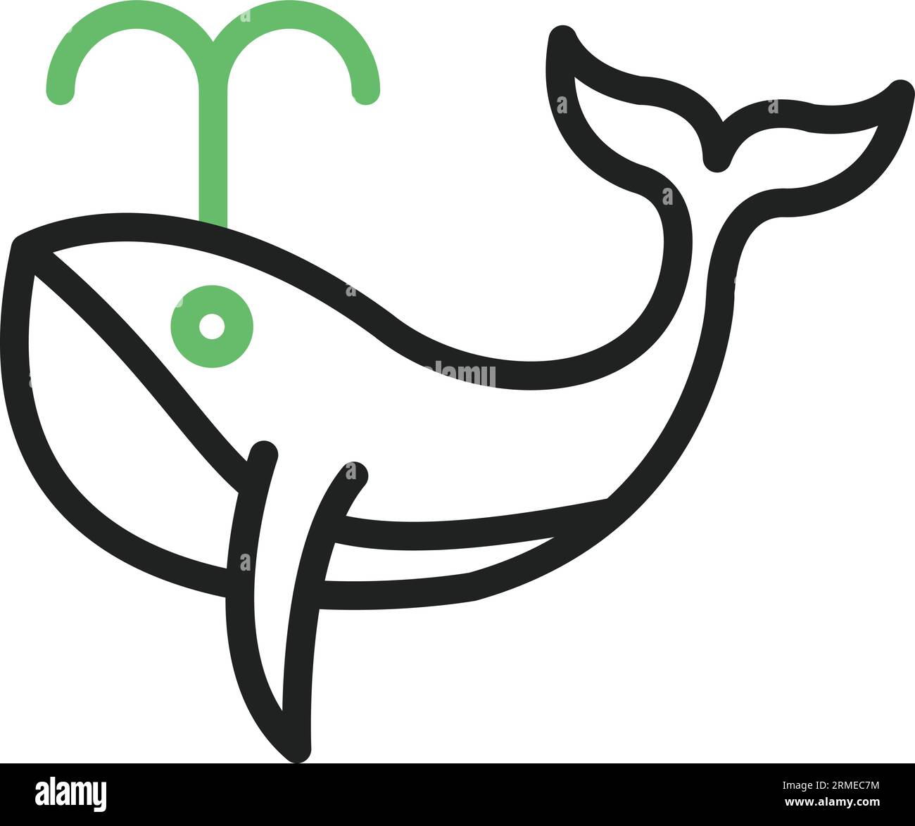 Whale Icon Image Stock Vector Image & Art - Alamy