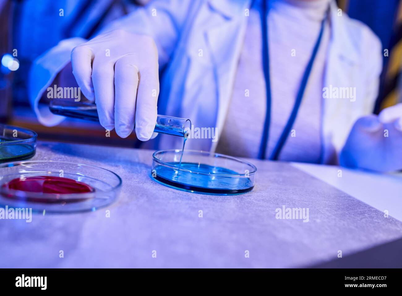 Scientist alien examining hi-res stock photography and images - Alamy