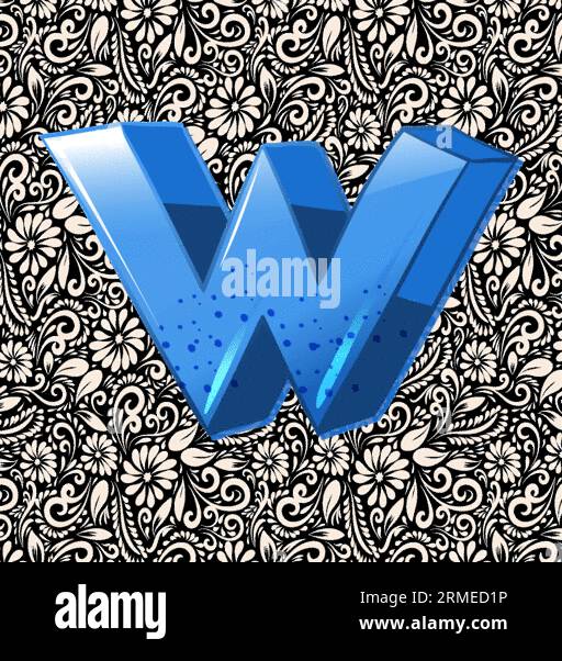 Alphabet Capital Letter W , Alphabet Letter Design, Alphabet Letter ...