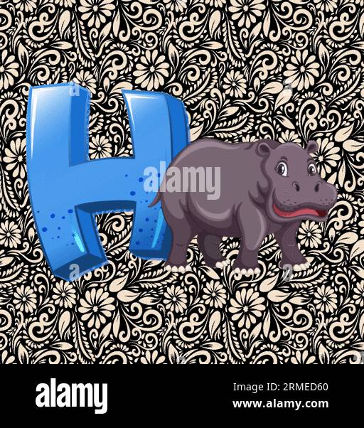 Alphabet Small Letter H , Alphabet Letter Design, Alphabet Letter ...