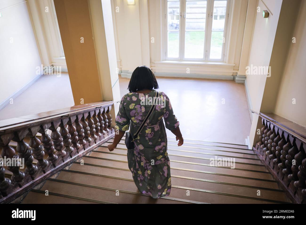 Hamburg, Germany. 28th Aug, 2023. The defendant leaves the criminal ...