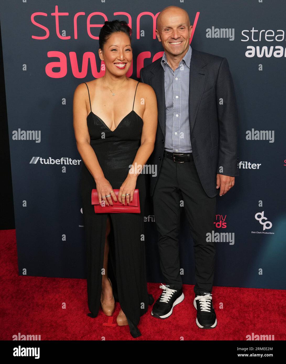 Los Angeles, USA. 27th Aug, 2023. (L-R) Joanne Molinaro and Anthony Molinaro arrives at the 2023 ...