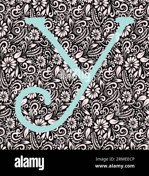 Alphabet Letter Y, Alphabet Letter Design, Alphabet Letter illustration ...