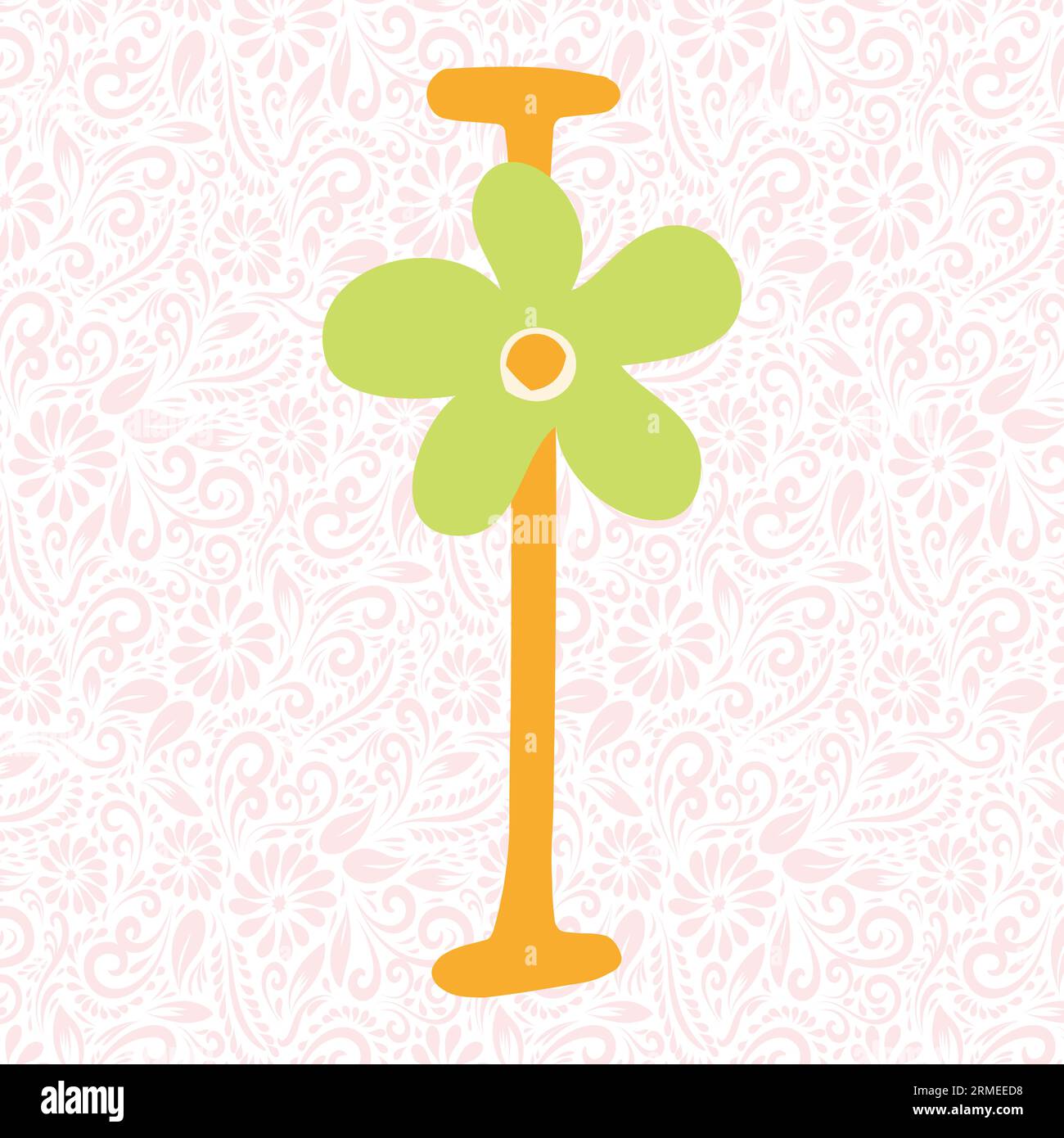 Alphabet Letter I, Alphabet Letter Design, Alphabet Letter illustration ...