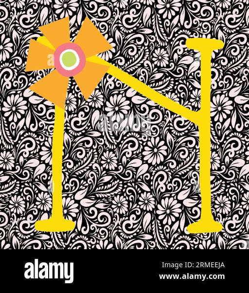 Alphabet Letter N, Alphabet Letter Design, Alphabet Letter illustration ...