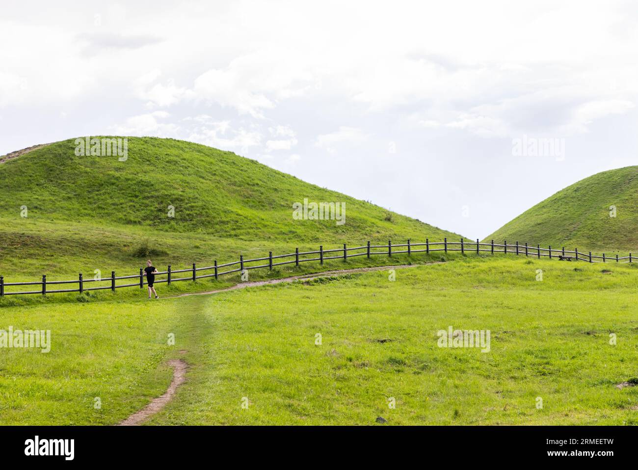Gamla Uppsala, Sweden. The Royal Mounds (Swedish: Kungshögarna) located ...