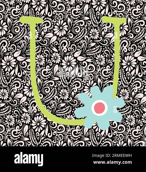 Alphabet Letter U, Alphabet Letter Design, Alphabet Letter illustration ...