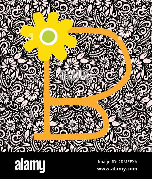 Alphabet Letter B, Alphabet Letter Design, Alphabet Letter illustration ...