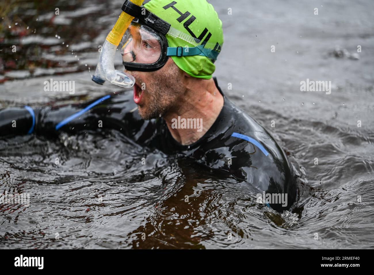Sunday 27th August 2023, Llanwrtyd Wells, Mid Wales Pictured is Neil ...