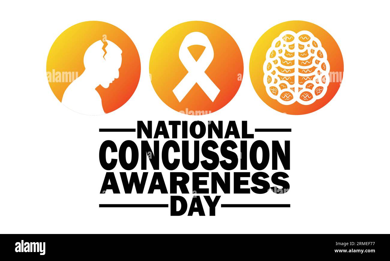 National Concussion Awareness Day Concept. Holiday concept. Template ...