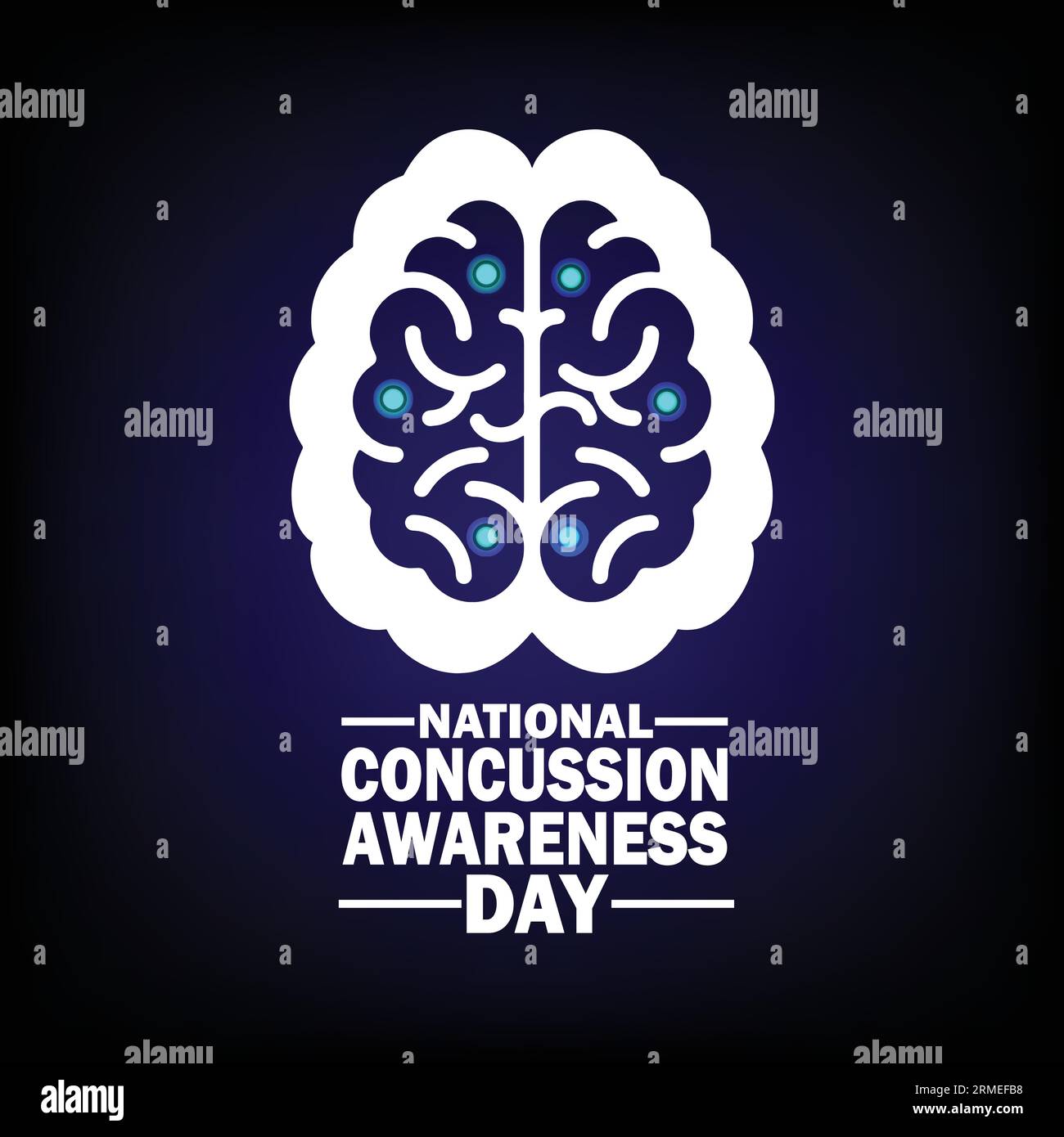 National Concussion Awareness Day. Vector Illustration. Suitable for ...