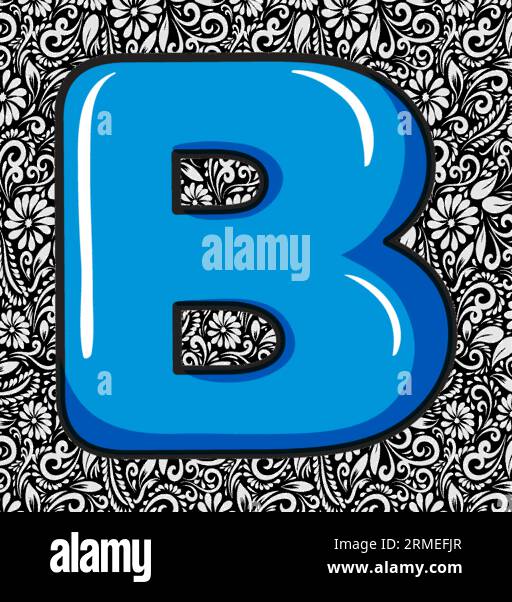 Alphabet Capital Letter B , Alphabet Letter Design, Alphabet Letter ...