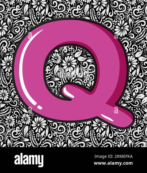 Alphabet Capital Letter Q , Alphabet Letter Design, Alphabet Letter ...