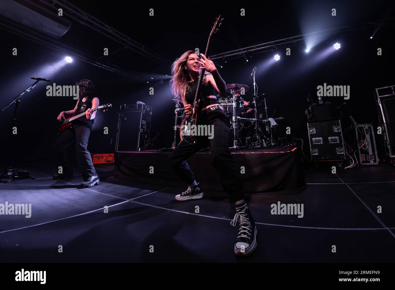 BARCELONA - JUN 17: The Warning (Mexican hard rock band from Monterrey ...