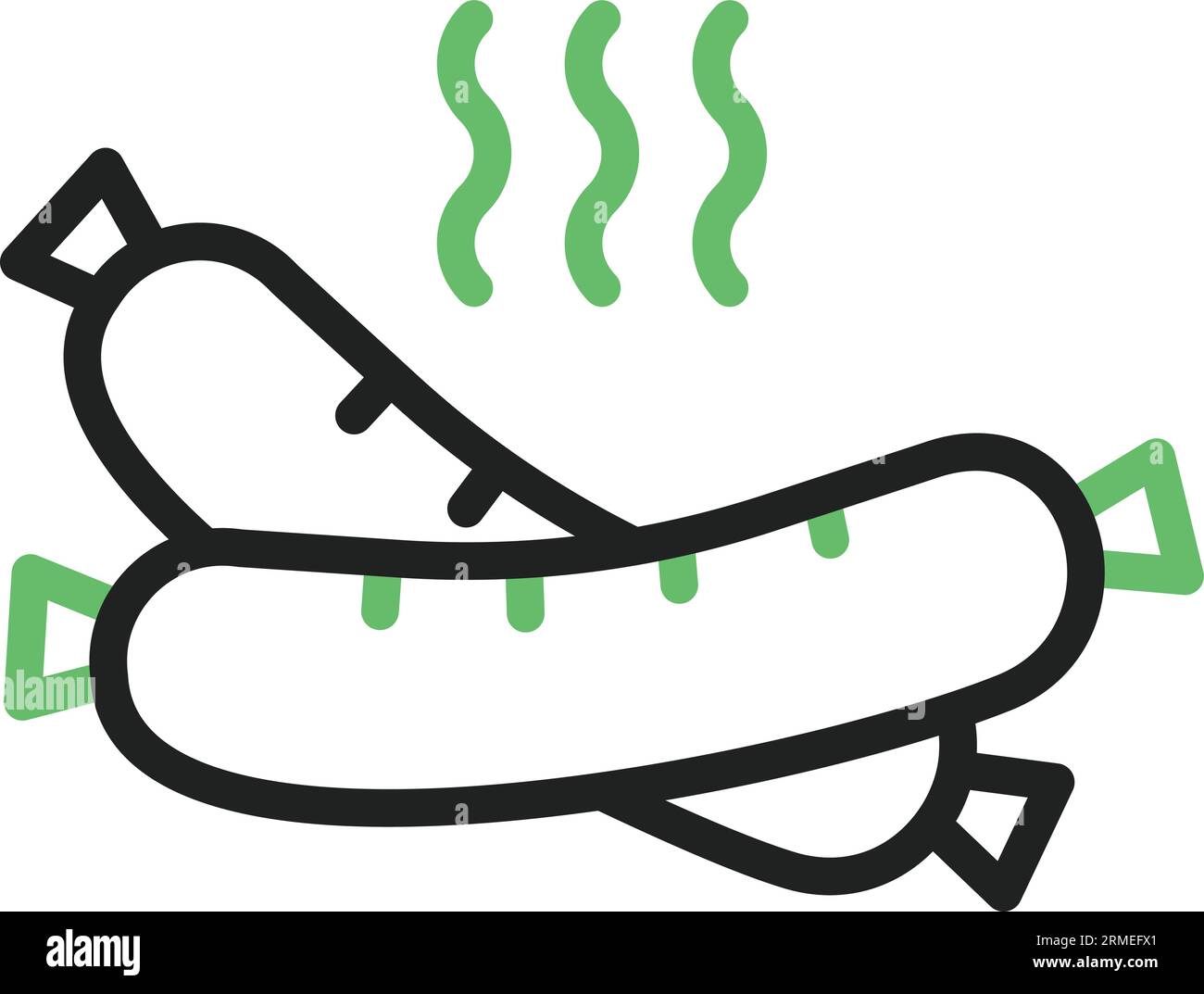 Sausage Icon Image Stock Vector Image & Art - Alamy