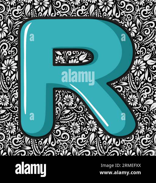 Alphabet Capital Letter R , Alphabet Letter Design, Alphabet Letter ...